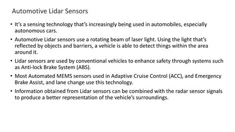 Automotive Sensors Pptx