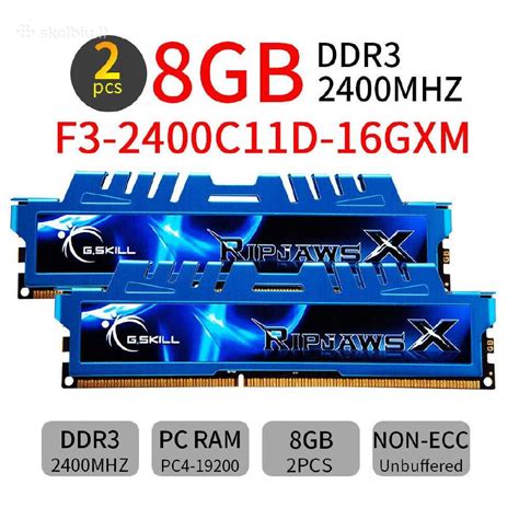 G Skill Ripjaws X Ddr3 2400mhz 16gb 2 X 8gb Skelbiu Lt