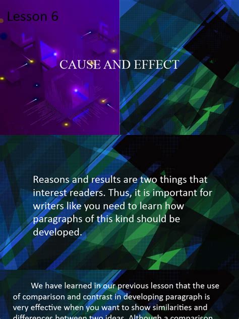 Cause And Effect Pdf Argument Causality