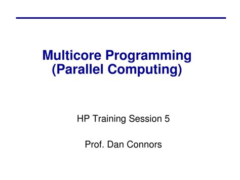 Ppt Multicore Programming Parallel Computing Powerpoint