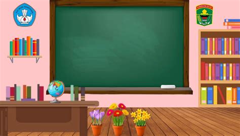Classroom Background Slide Background Theme Background Cartoon