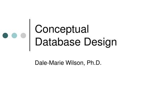 PPT Conceptual Database Design PowerPoint Presentation Free Download ID 3715637