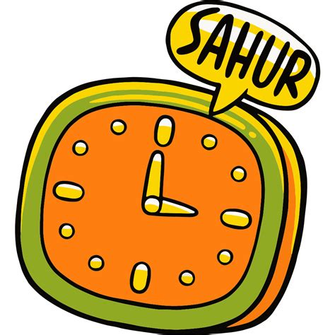 Sahur Time Islamic Celebration Muslim Mubarak Vector Icon Download On Iconfinder