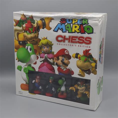 Super Mario Chess Set Collectors Edition Fctry Sealed 32 Piecesboard And Rules 4610681884