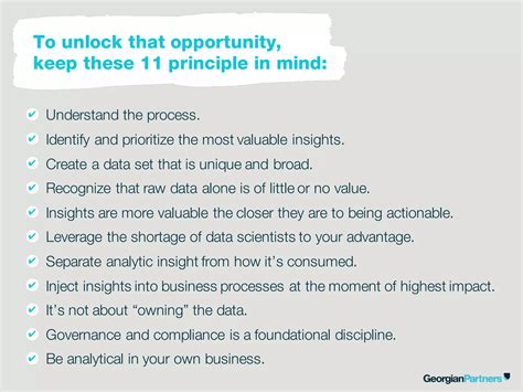 11 Principles Of Applied Analytics Ppt