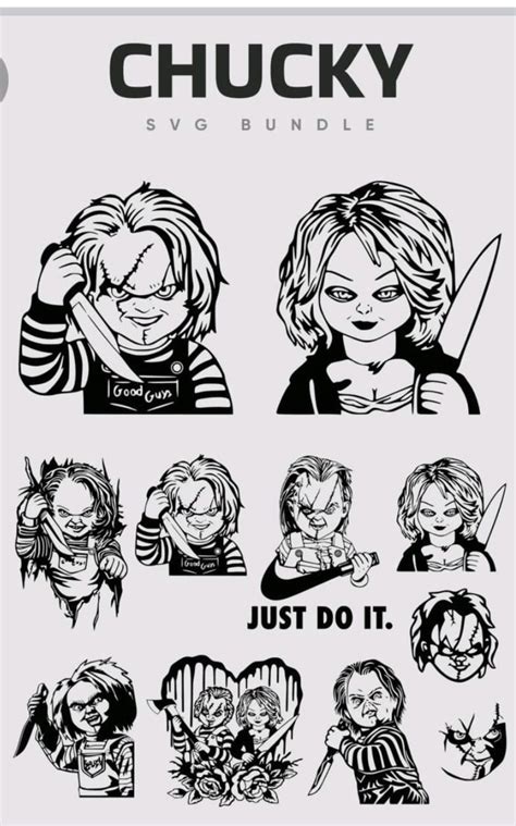 Pin De Diane Henderson En Cricut Tatuaje Chucky Tatuajes De Terror
