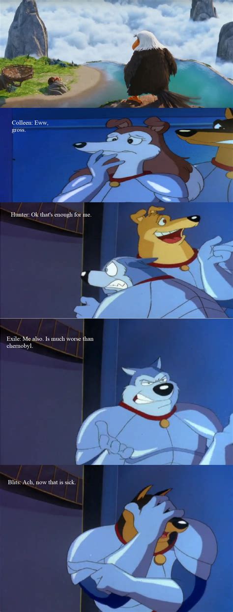 Mighty Eagle Peeing Sickens Road Rovers By Thenoblepirate On Deviantart