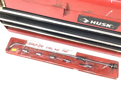 Lot Snap On Adjustment Tool Husky Portable Toolbox