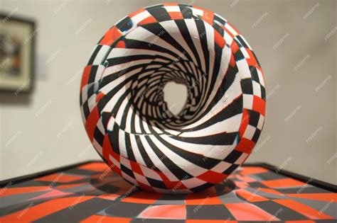 generate an optical illusion that appears to move on its own ai