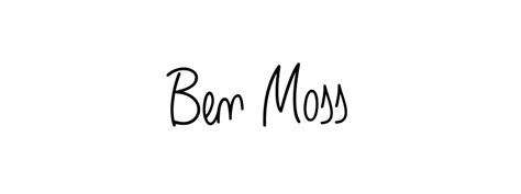 72 Ben Moss Name Signature Style Ideas Good Esign