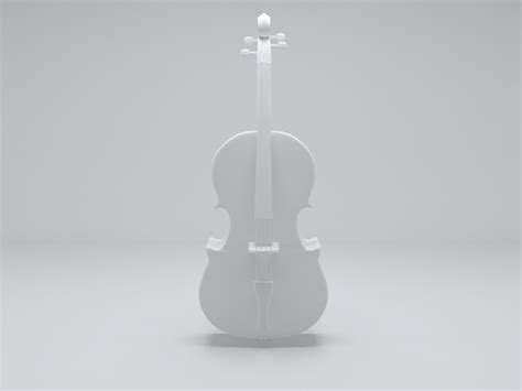 3d Cello Model