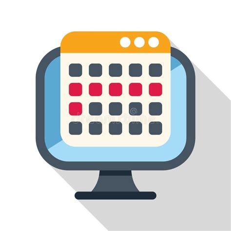 computer displaying calendar with marked dates for planning and