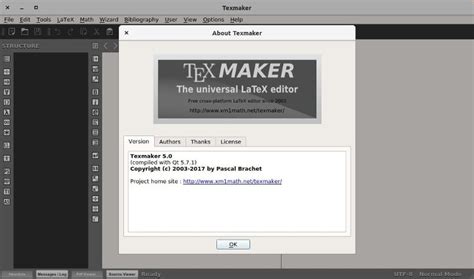 Texmaker Editor LaTeX Con Visor Para PDF En Ubuntu