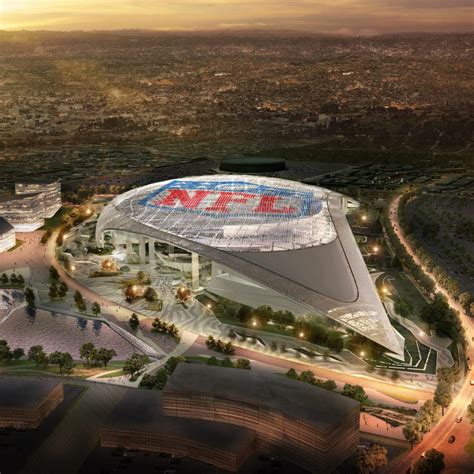 Construction Begins On Stadium For American Football Team La Rams