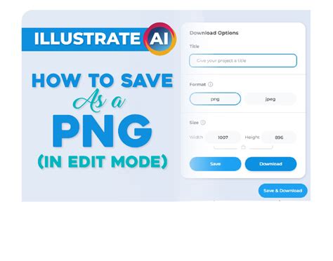 How To Save Illustrate AI Generated Artwork As A PNG In Edit Mode The Font Bundles Blog