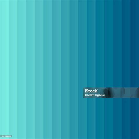 Blue Abstract Gradient Background Decomposed Into Vertical Color Lines