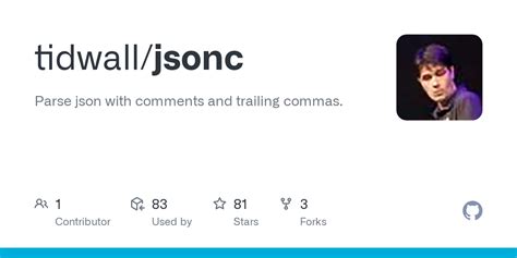 github tidwall jsonc parse json with comments and trailing commas