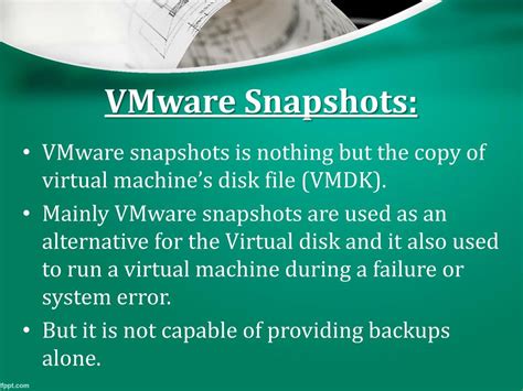 PPT VMware Snapshots PowerPoint Presentation Free Download ID 7313525
