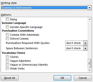 Tech Tip Adjust Spelling And Grammar Settings In Office