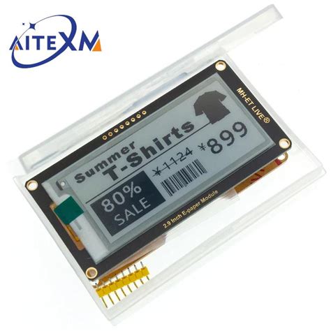 Mô Đun Màn Hình 2 13 2 13 2 9 2 9 Inch E Pak E Ink Eink Cho Arduino Uno Stm32 Raspberry Pi