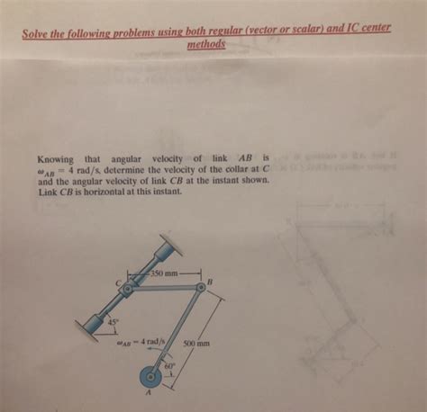 Solved Solve The Following Problems Using Both Regular Vect