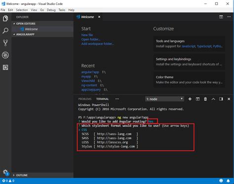 Angular 7 Create Project