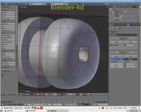 Utilisation Du Modifier Edge Split Dans Blender 25x Youtube