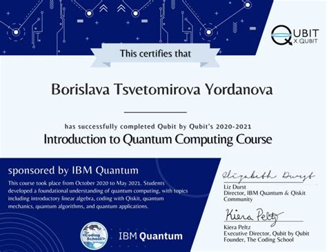 borislava y on linkedin quantumcomputing qiskit thecodingschool ibm