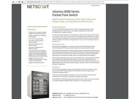 Netscout Intros Flagship Packet Flow Switch For Carriers Converge Digest