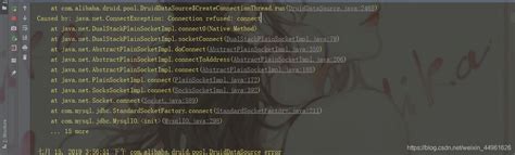 解决异常：could Not Create Connection To Database Server Attempted Reconnect 3 Times Csdn博客