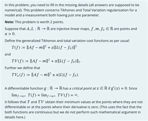 solved 1 find all the points where 𝑇𝑉 is differentiable