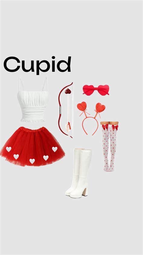 Halloween Costume Inspiration Cupid Outfit With Heart Details