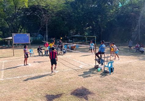 မင်းဘူး စကု မြို့နယ်၌ ၇၅ နှစ်မြောက် စိန်ရတုပြည်ထောင်စုနေ့အကြို ပိုက်ကျော်ခြင်း အားကစား ပြိုင်ပ