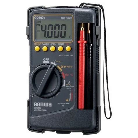 Meco Digital Multimeter With Terminal Blocking Protection Km6050 4