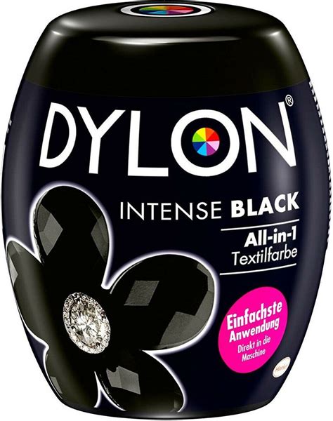 Dylon Intense Black All-In-1 Textilfarbe Umfärben in der Waschmaschine ...