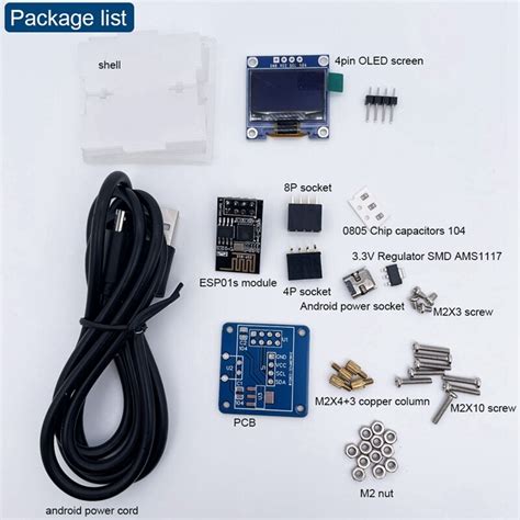 Esp8266 Diy Electronic Kit Clock Oled Display With Ubuy India