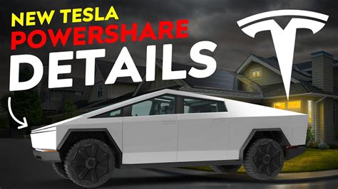 Tesla Cybertruck Powershare V2h Explained New Details Revealed Youtube