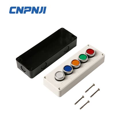 Hole ABS Plastic Push Button Switch Waterproof Box Button Switch Control Box IP Box And