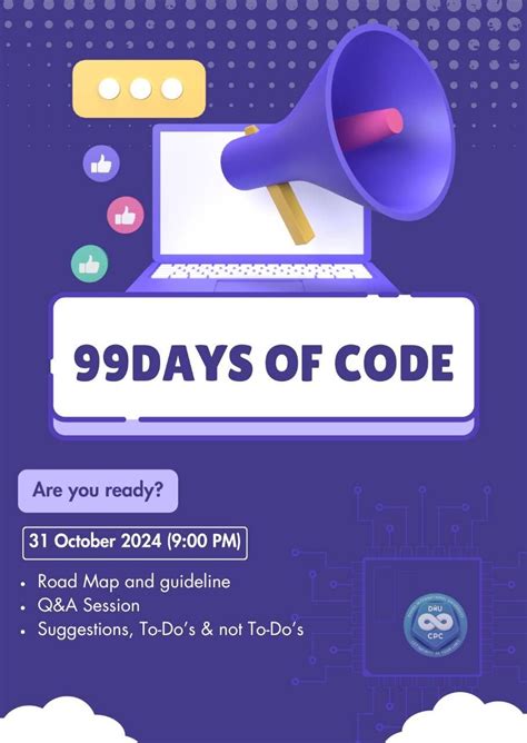 Get Ready To Embark On An Incredible Coding Journey With 99 Days Of