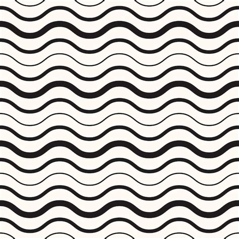 Premium Vector Vector Geometric Abstract Seamless Monochrome Pattern Texture Background