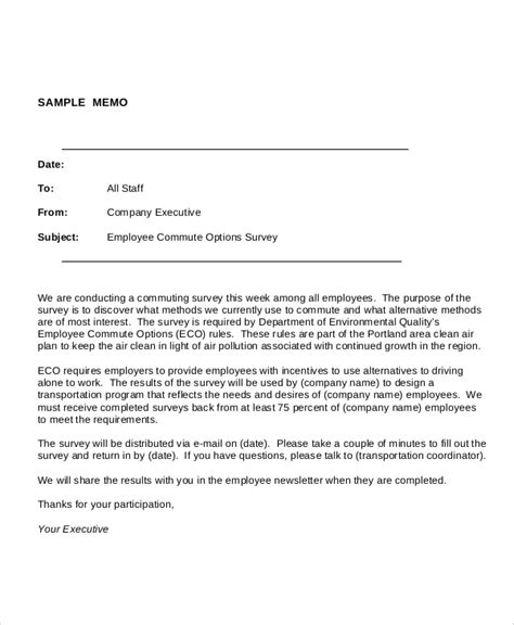 Sample Memo Examples In PDF