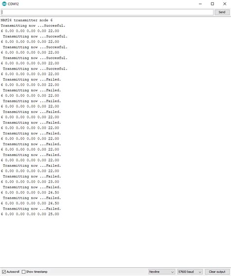 Problems Using RF Transmit Nodes Receiver With Arduino Nano And Sensors Networking