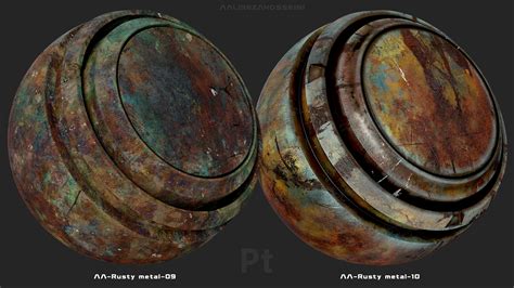 Artstation Rusty Metal Smart Materials Pbr Textures And Unreal Engine Game Assets