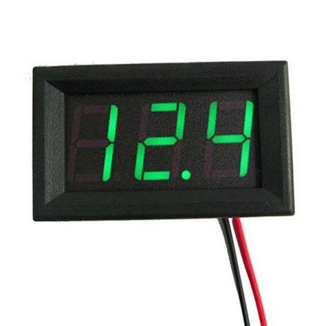 Kuchine Car Voltmeter Led Display Dc Voltage Display Digital Voltmeter Voltage Tester Voltage