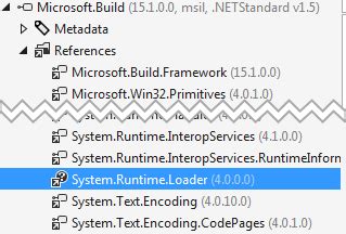 Microsoft Build Dependency On System Runtime Loader Issue Dotnet Msbuild GitHub
