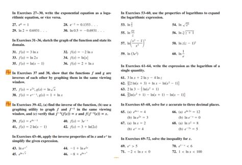 Solved In Exercises Write The Exponential Equation As Chegg