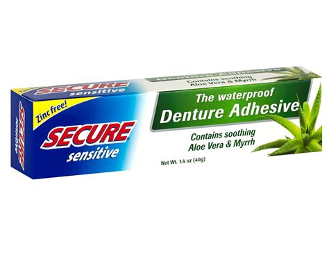 Secure Denture Adhesive Sensitive 14 Ounce Health
