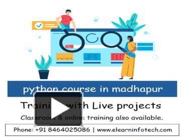 PPT Python Training In Hyderabad With Projects PowerPoint Presentation Free To Download