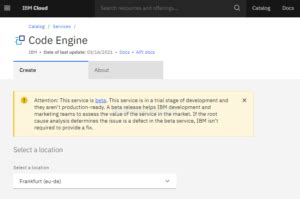 IBM Cloud Code Engine Basics