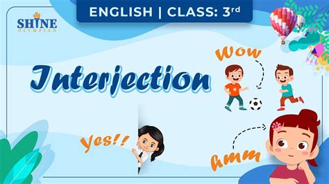 Interjection Interjection In English Grammar Class 3 Englishgrammar Interjections Youtube